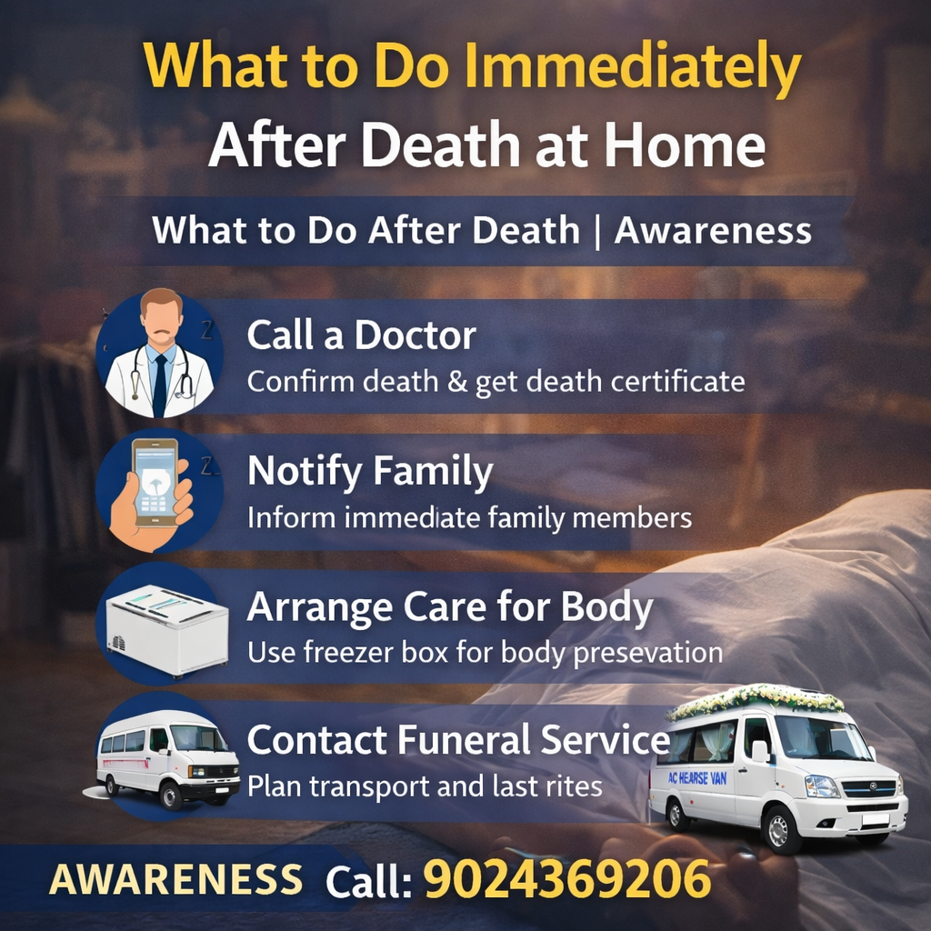 What to Do Immediately After Death at Home – Awareness Guide
